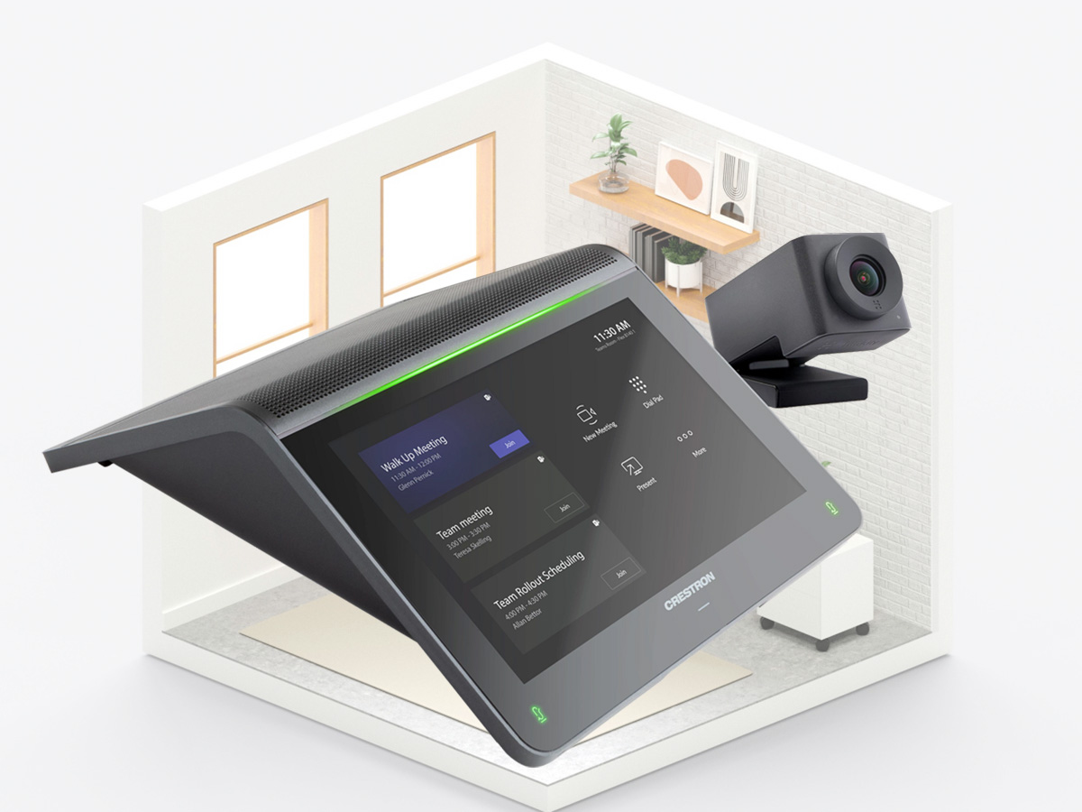 Crestron Launches Tabletop Conferencing System for the Work from ...