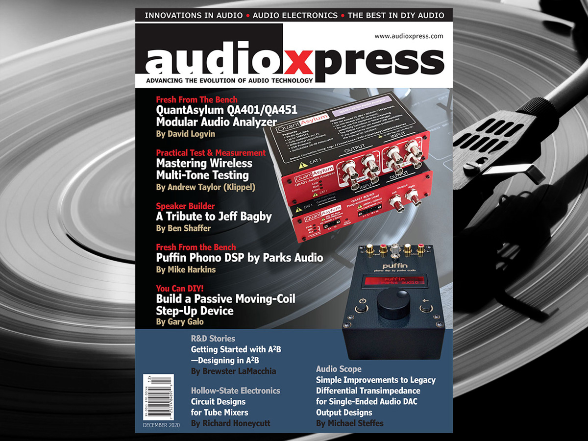 Testing, Measuring, and Smart Audio Solutions in audioXpress December ...