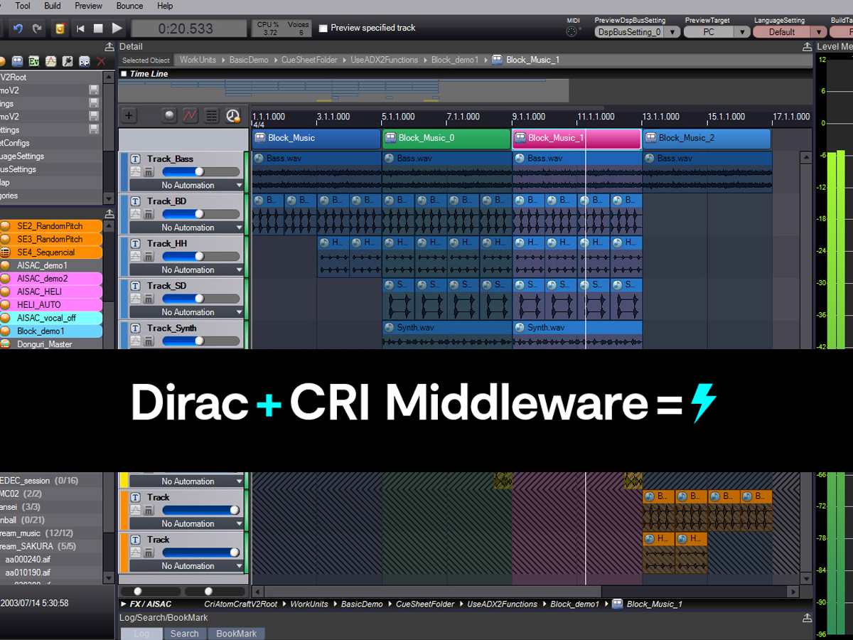 Dirac and CRI Middleware Join Forces to Deliver Enhanced Sound for Mobile, Gaming, and ...