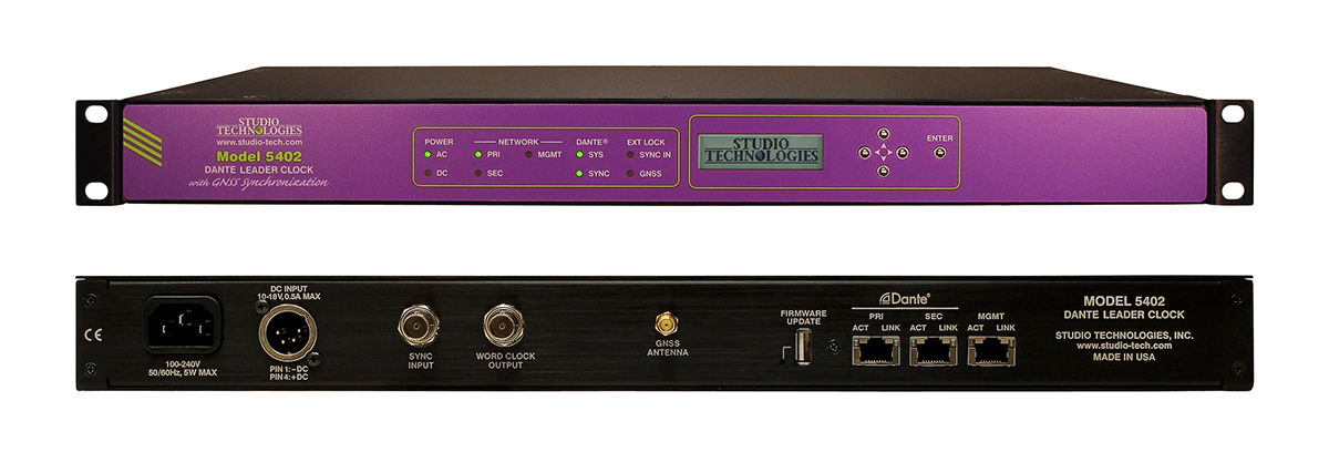 Studio Technologies Expands Dante-Enabled Infrastructure Audio Options ...