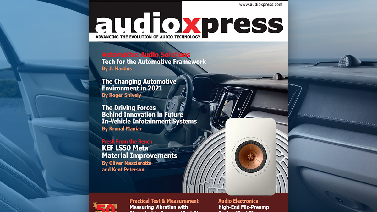 audioXpress June 2021 Explores the Exciting World of Automotive Audio Solutions | audioXpress