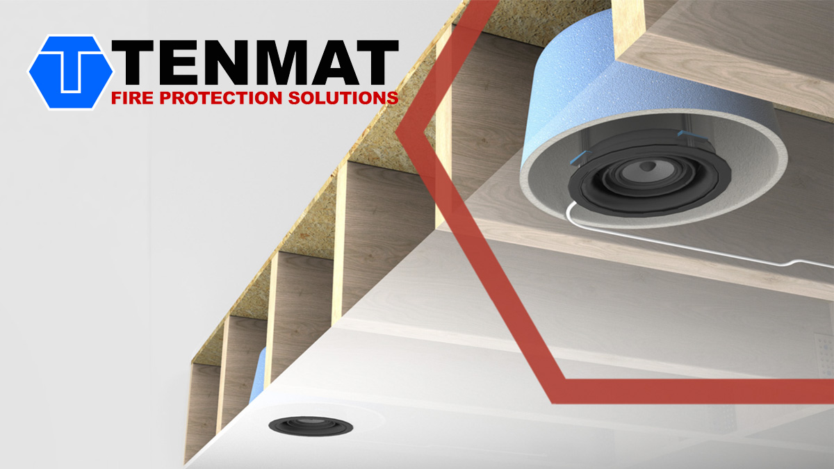 Tenmat Announces New Fire Protection Cover for In-Ceiling Loudspeakers ...