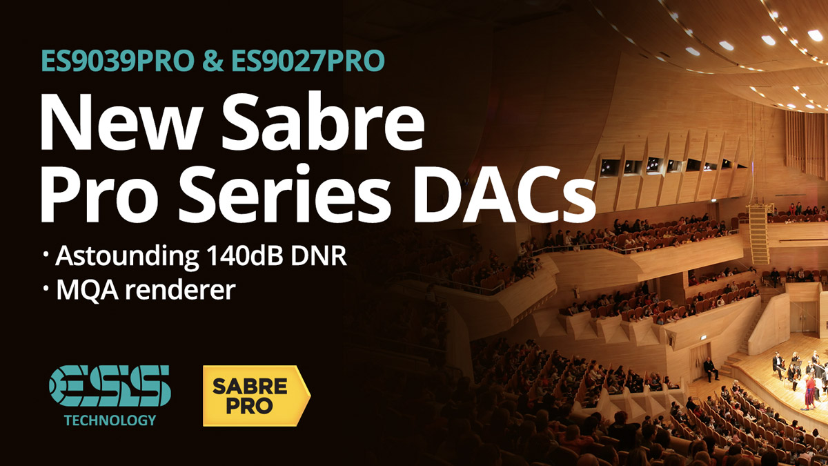 ESS Technology Launches New High Performance 32-bit Audio Multichannel ...