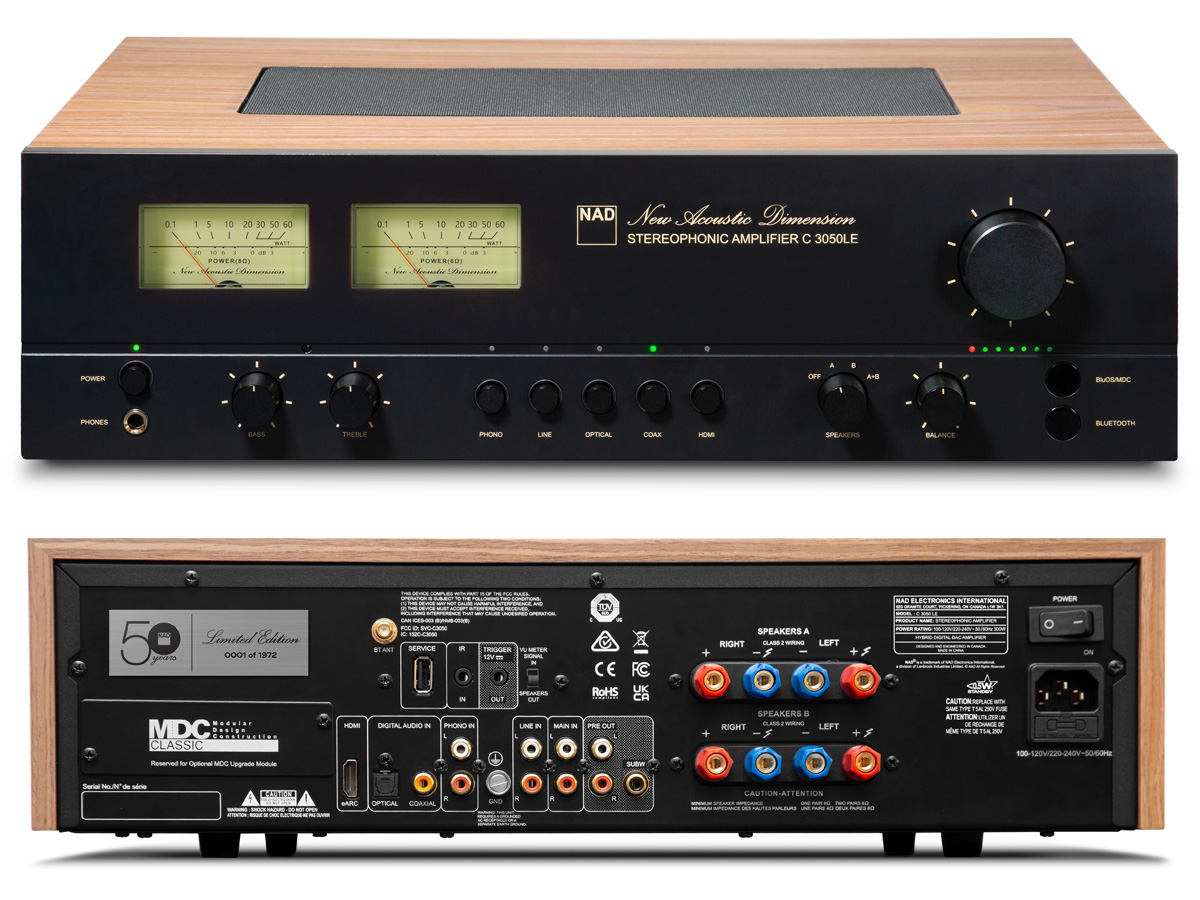 NAD Electronics Announces 50th Anniversary Limited Edition 3050 LE ...
