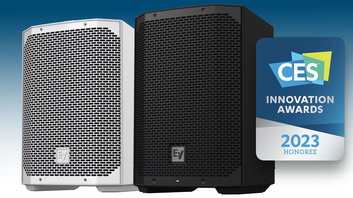 Electro Voice Everse 8 Battery Powered Loudspeaker Receives Ces 2023