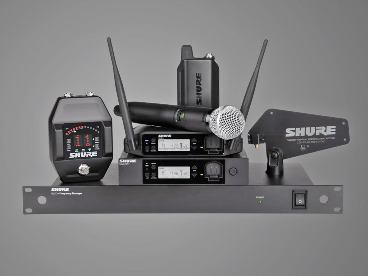 Shure Announces New GLX-D+ Dual Band Wireless System | audioXpress