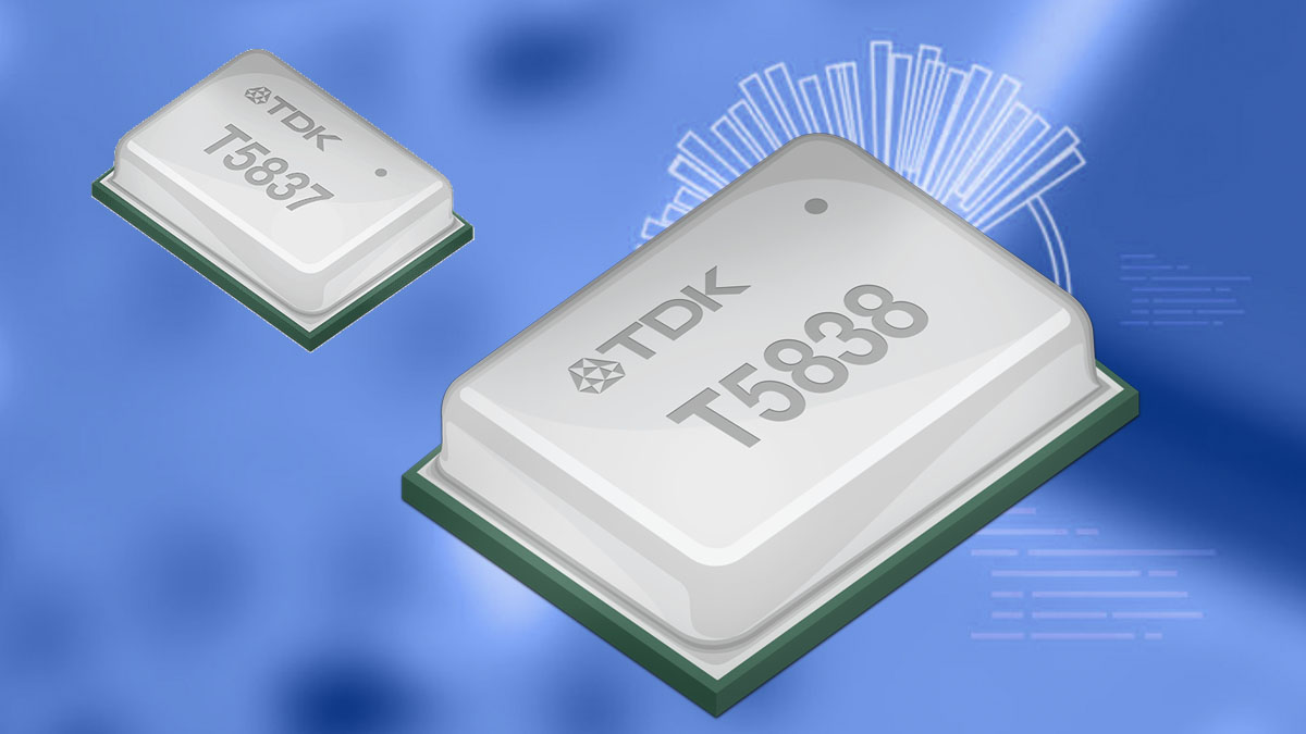 TDK InvenSense Low-Power T5838 MEMS Microphones Selected for Edge AI Development Kit | audioXpress