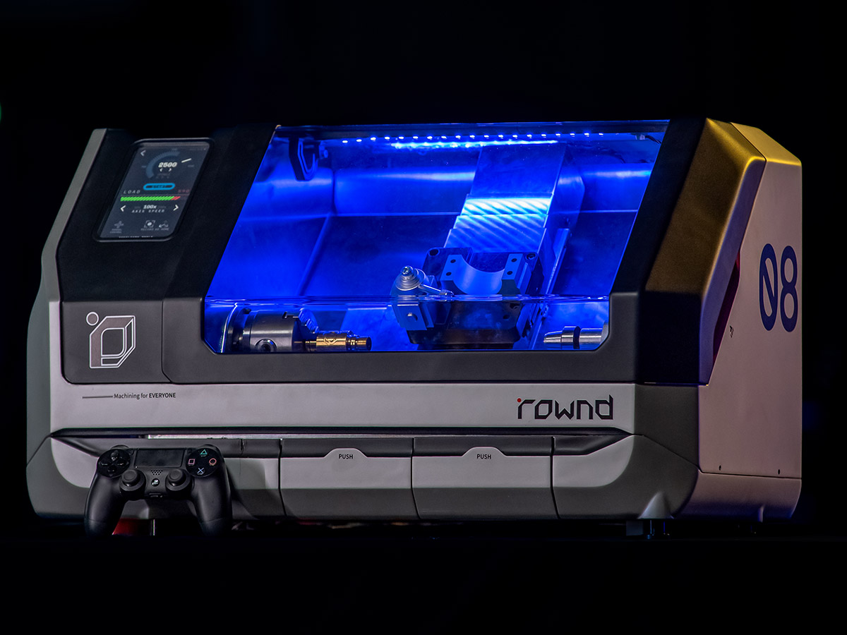 Rownd Table-Size CNC Lathe Promises Machining for Everybody | audioXpress