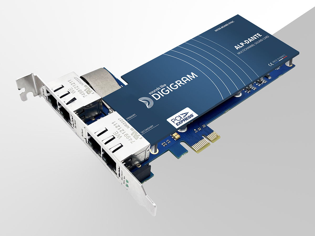 Digigram Releases New Four-Port Dante PCIe Sound Card | audioXpress
