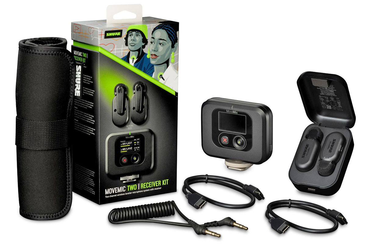 Shure Unveils MoveMic Dual-Channel Direct-To-Phone Wireless Lavalier ...