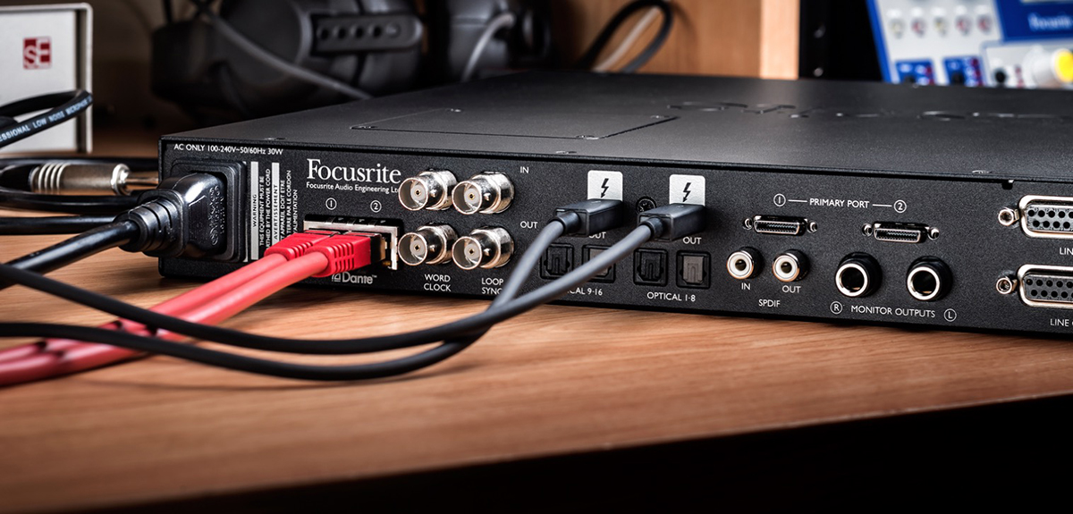 Focusrite New Red 4Pre Digitally-Controlled Preamp, Thunderbolt 2 and ...