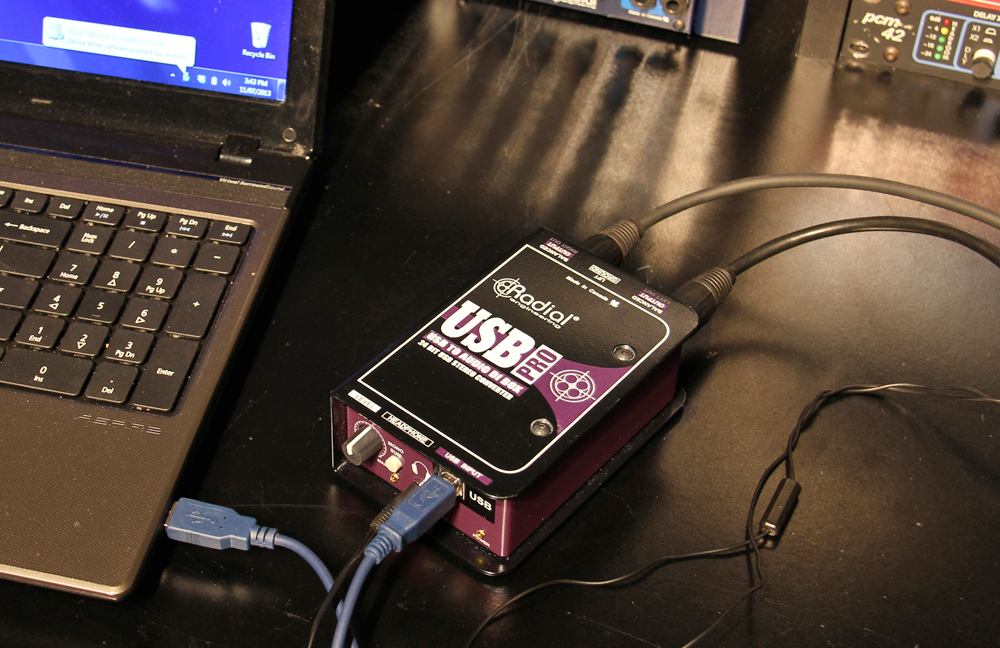 Radial Engineering USB-Pro High-Resolution Stereo Direct Box is ...