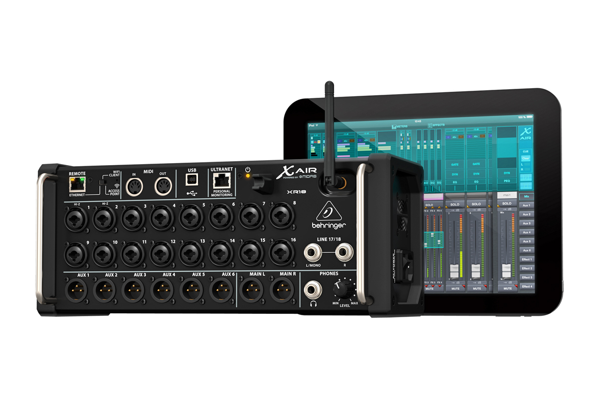 Behringer X Air Series Takes Stage Box Format Mixers Mainstream ...