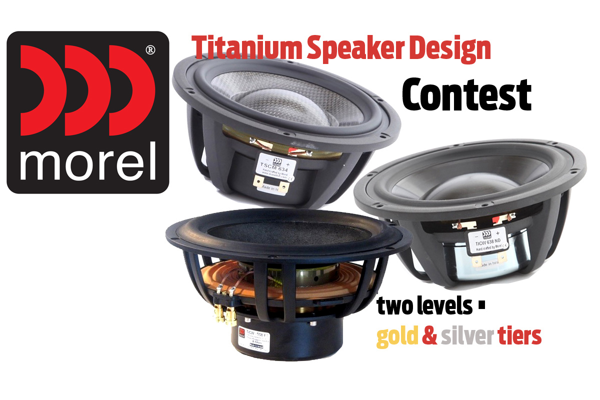 Morel Titanium Speaker Design Contest Open to DIY Designers Everywhere ...