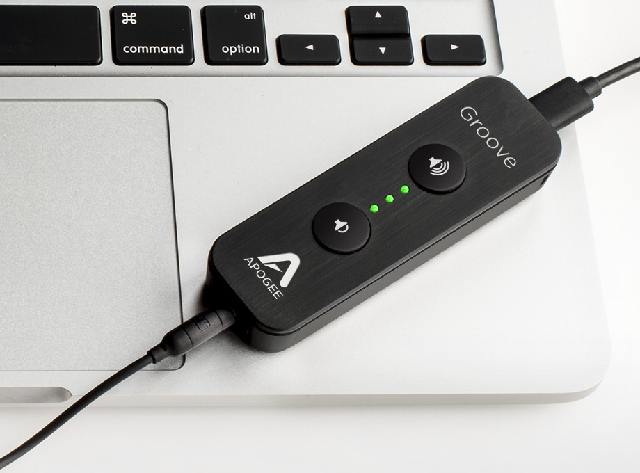Apogee Introduces Groove, A New Portable USB DAC and Headphone Amp ...