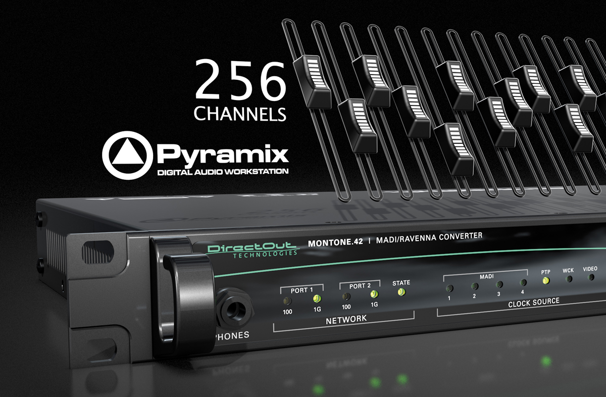 DirectOut and Merging Support Low-Latency Streaming of 256 Audio ...