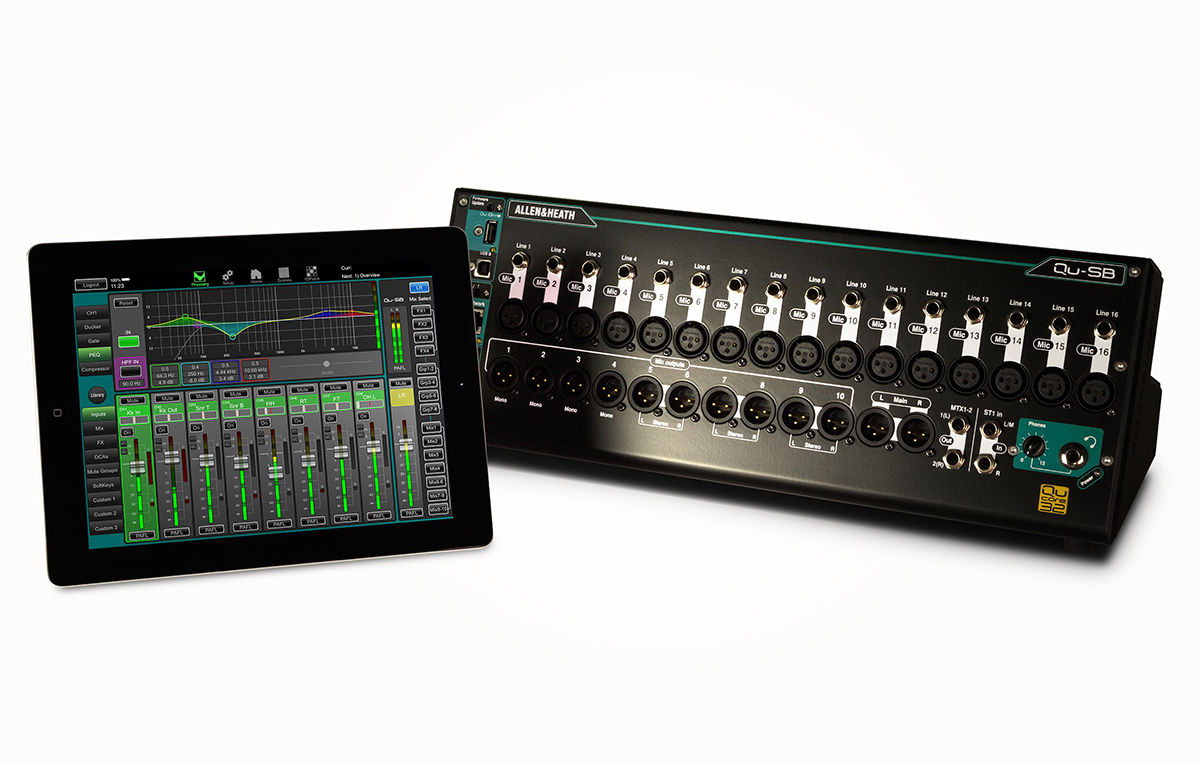 Allen & Heath Introduces New Qu-SB Stage Box Mixer-Interface and ...