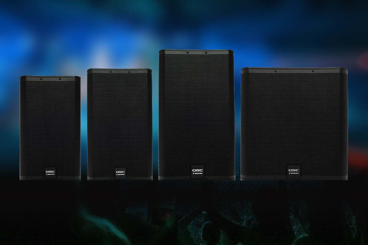QSC E Series Range of Passive Loudspeakers Now Shipping | audioXpress