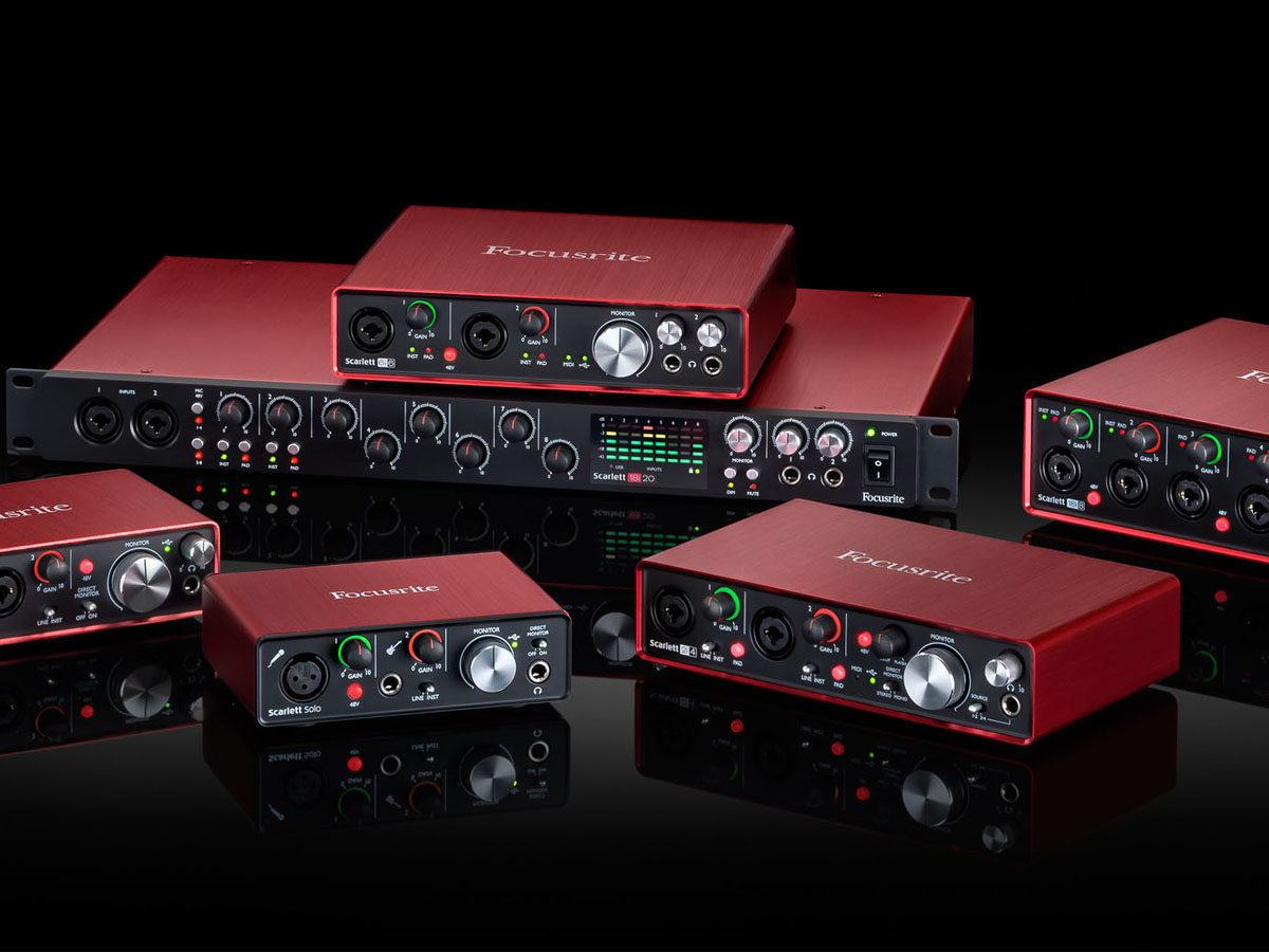 Focusrite Announces Second Generation of Scarlett USB Audio Recording ...