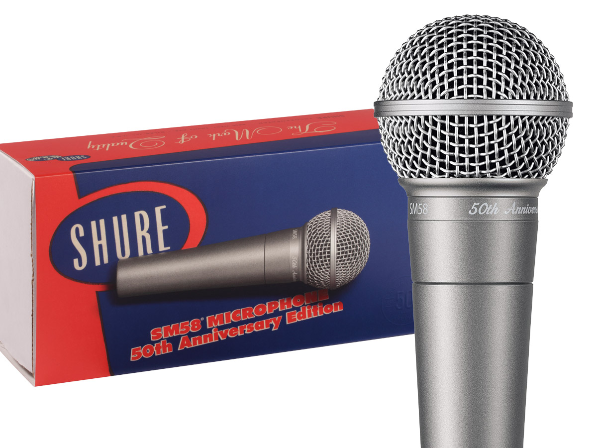 Shure Celebrates 50th Anniversary of Iconic SM58 Microphone | audioXpress