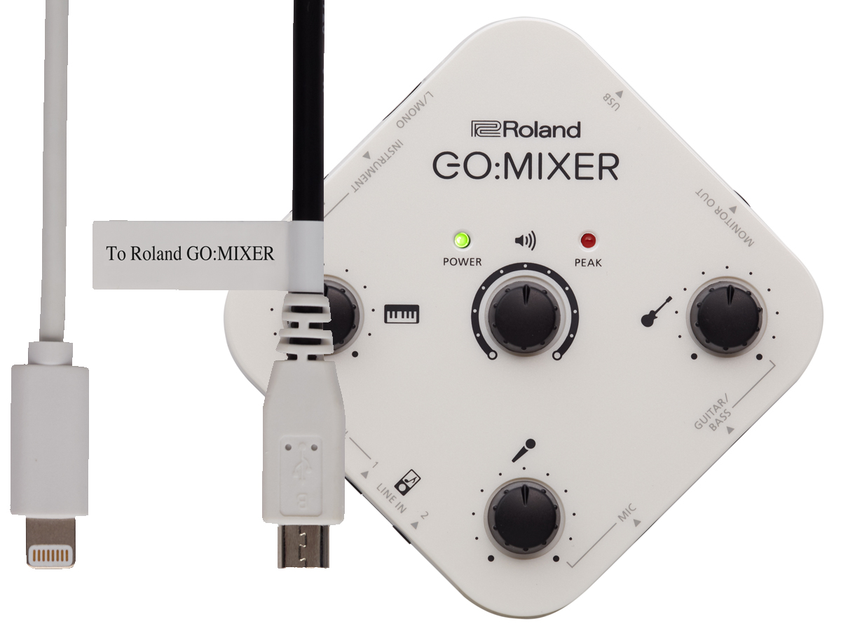 Roland Introduces GO:MIXER Compact Audio Mixer for Smartphones ...