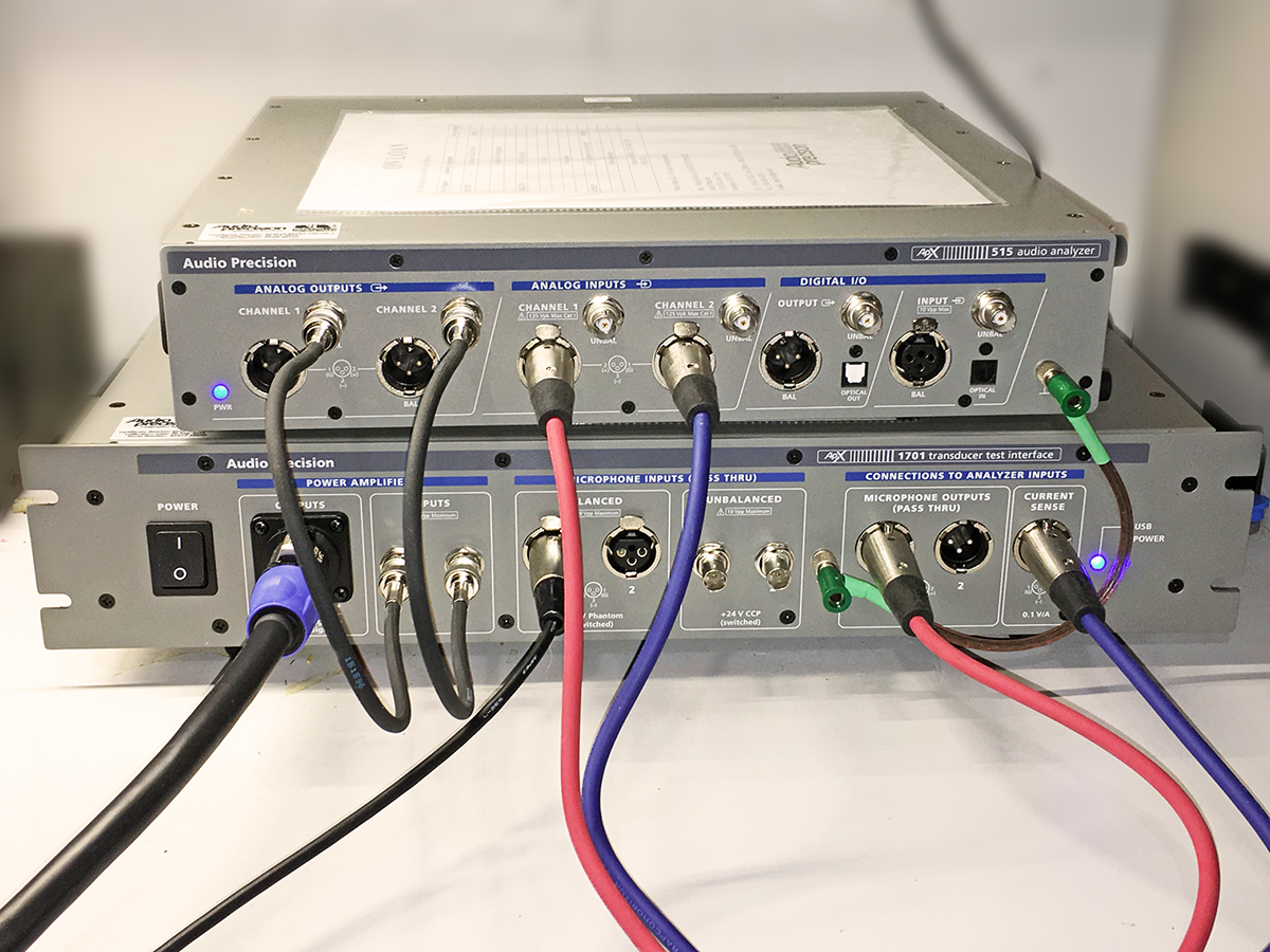 Fresh From The Bench: Audio Precision APx1701 Transducer Interface ...