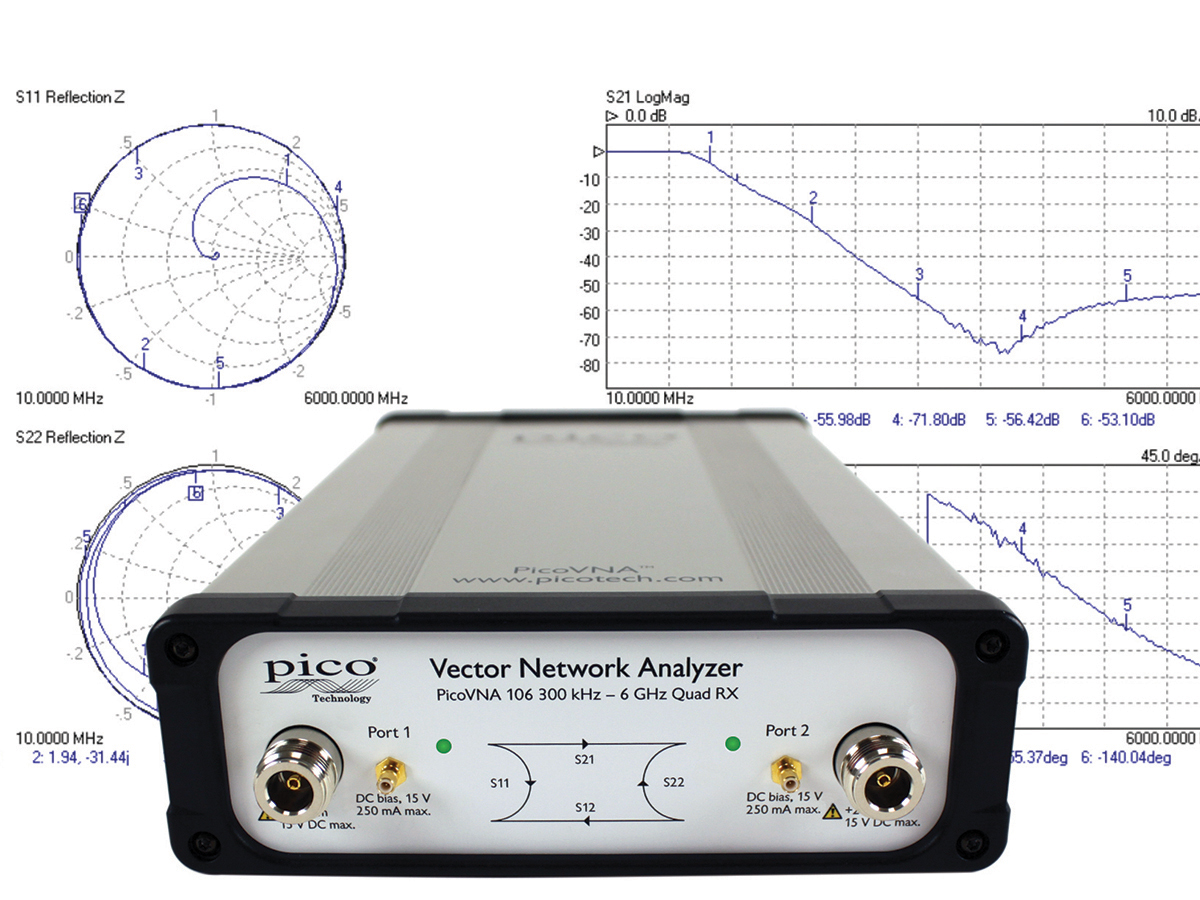 Pico Technology Introduces PicoVNA 106 Low-Cost Vector Network Analyzer ...