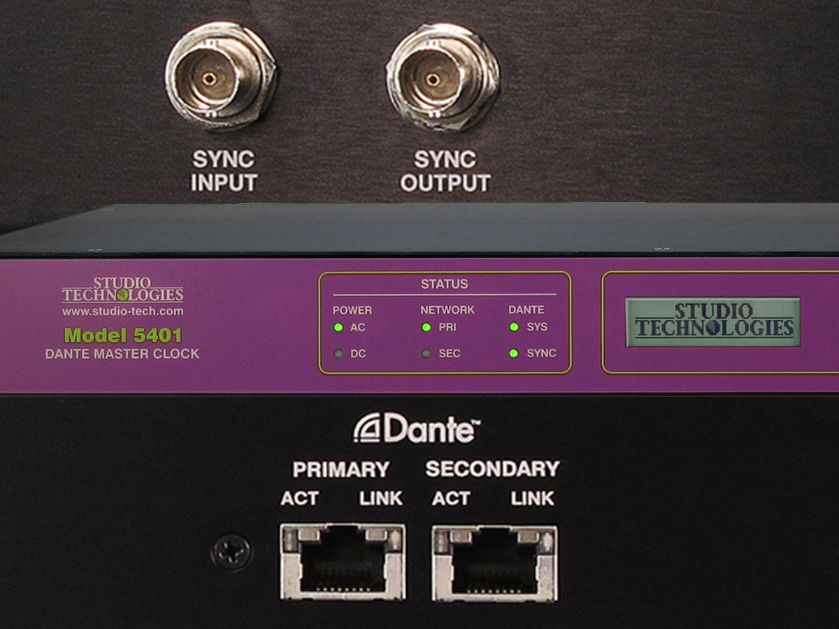 Studio Technologies Releases Model 5401 Dante Master Clock | audioXpress
