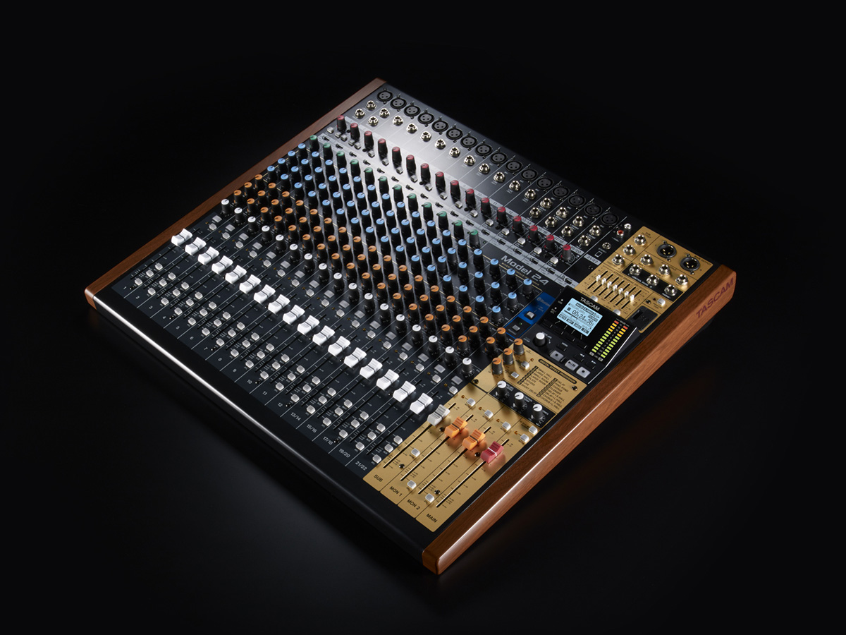 Past, Present and Future: Tascam Unveils Model 24 Digital Multitrack ...