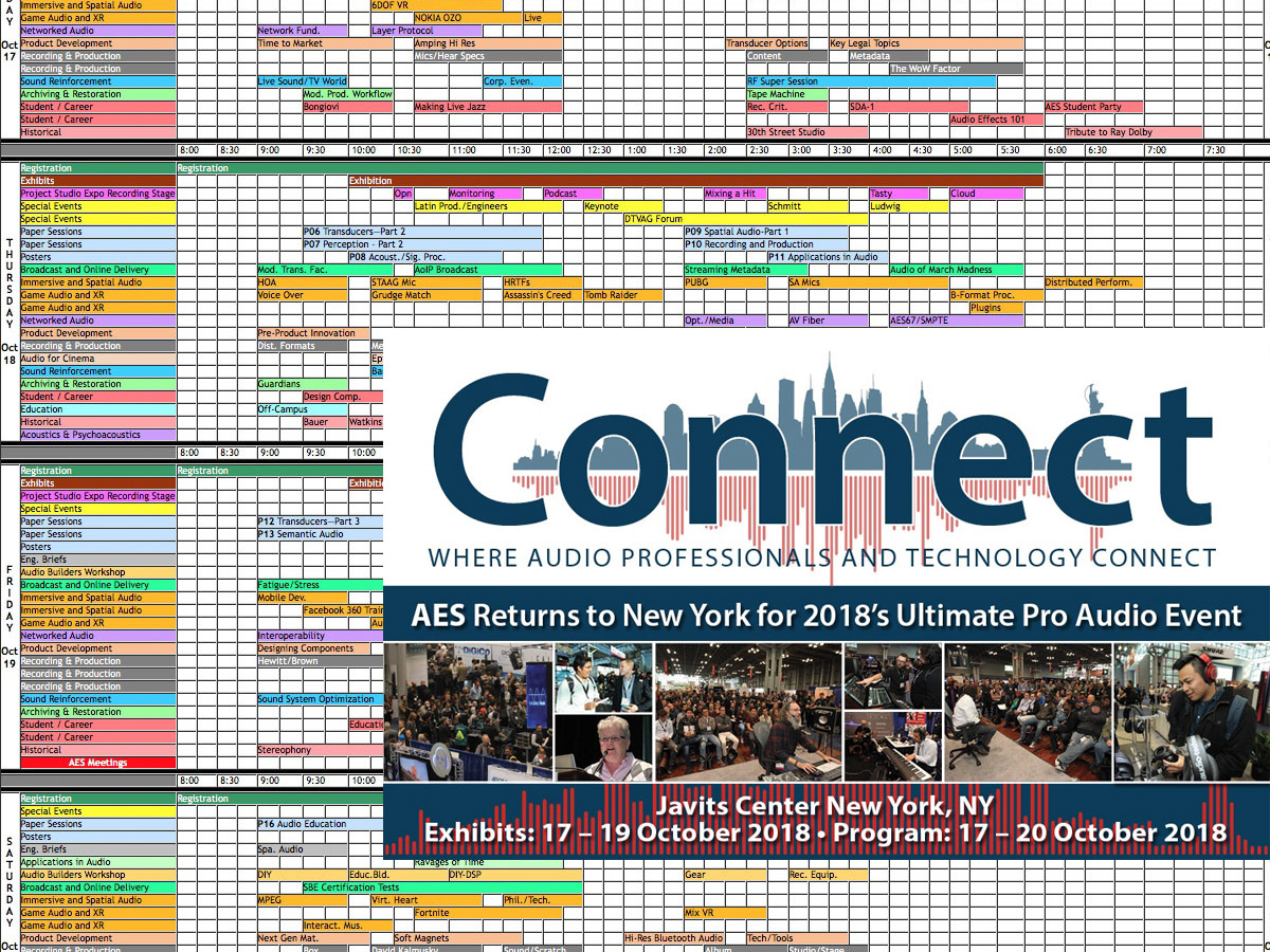 145th Audio Engineering Society New York 2018 Convention. Where The ...