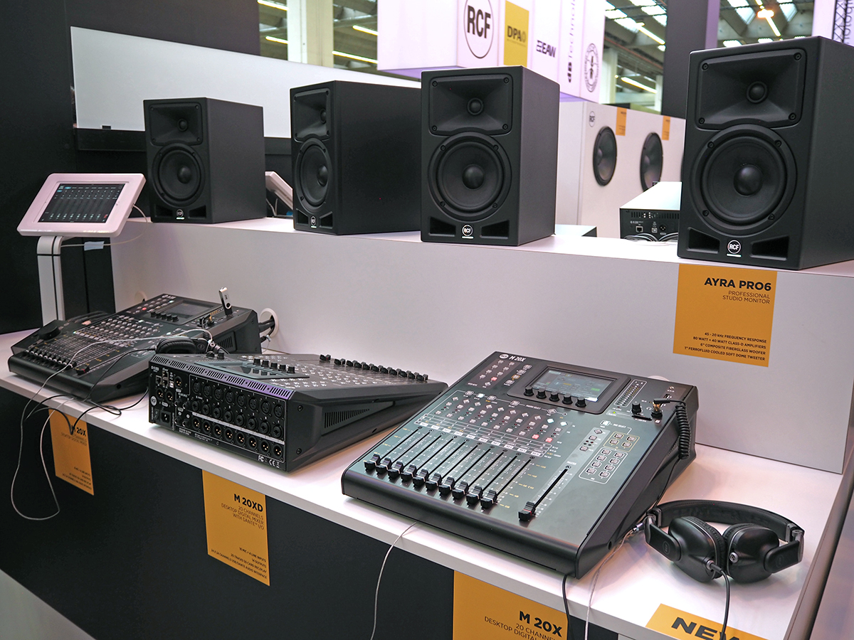 RCF Expands Digital Mixer and Recording Program with New M 20 Series ...