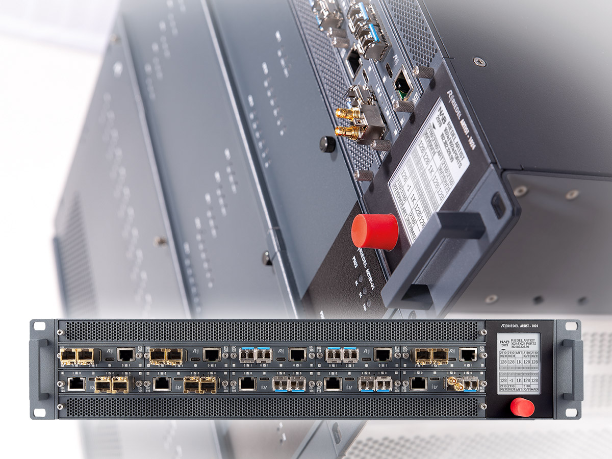 Riedel Introduces Artist-1024 Intercom Node With Higher Port Density ...