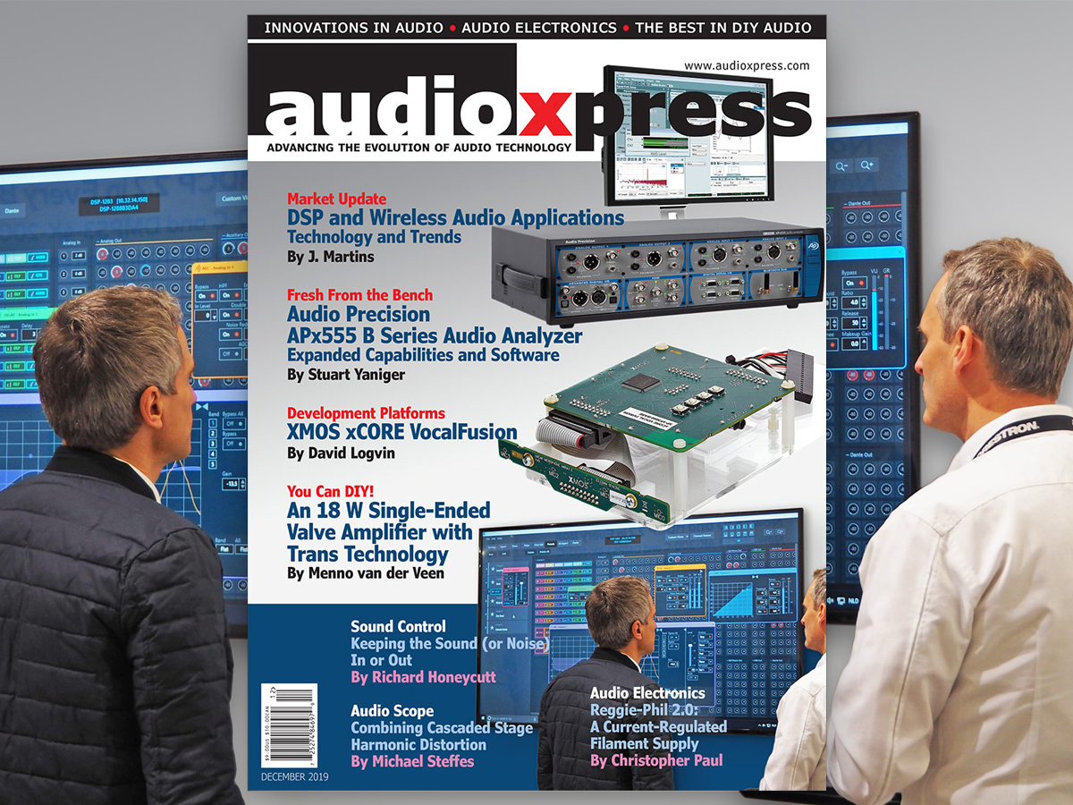 Cutting-Edge Audio Technologies and Trends in audioXpress December 2019 ...