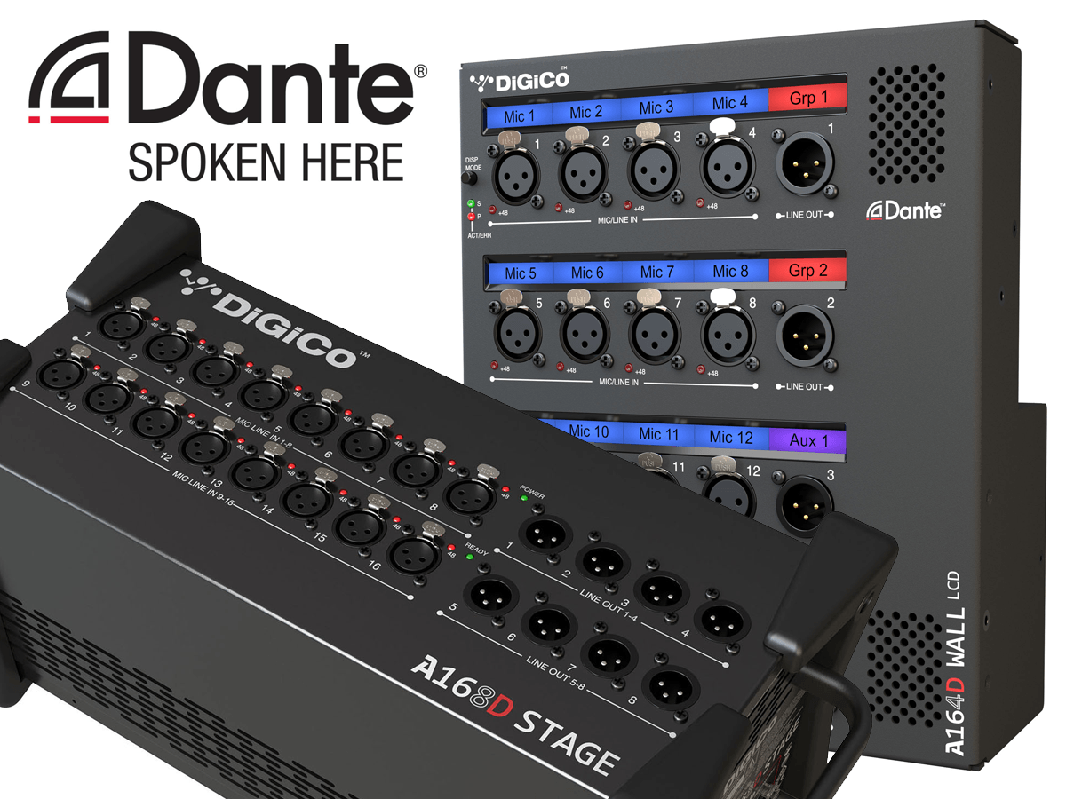 DiGiCo Introduces New Dante AoIP Wall and Stage I/O Racks | audioXpress