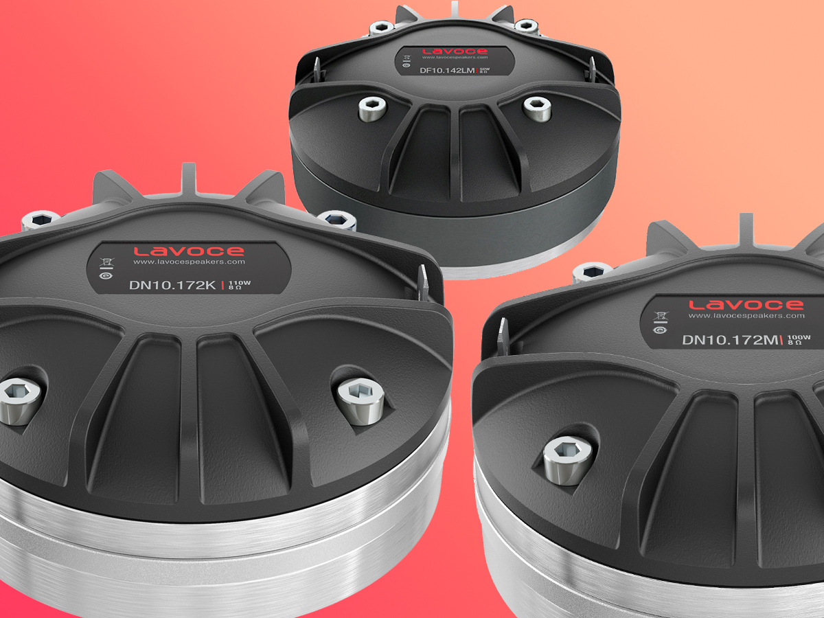 Lavoce Expands Next-Generation 1” Exit Compression Drivers with Three ...