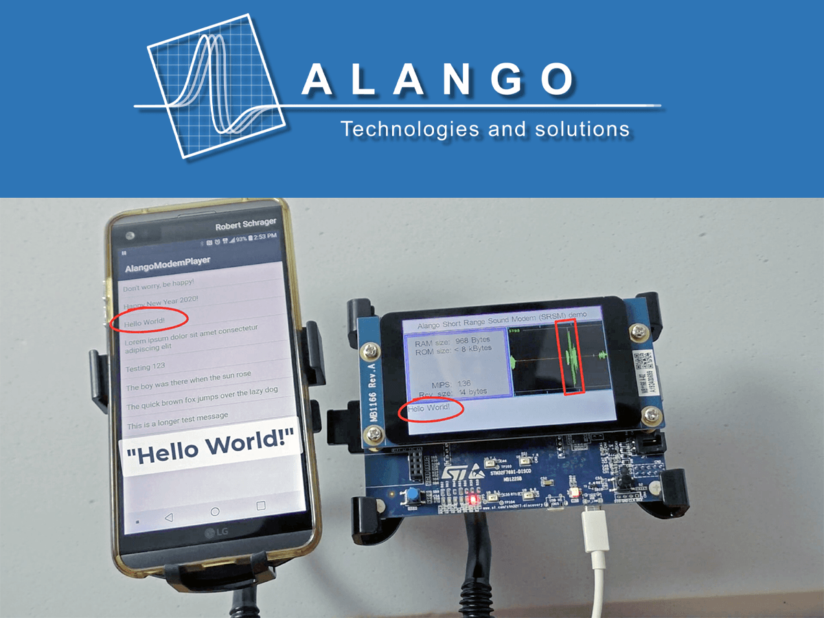 Alango Introduces Short Range Sound Modem (SRSM) Technology | audioXpress