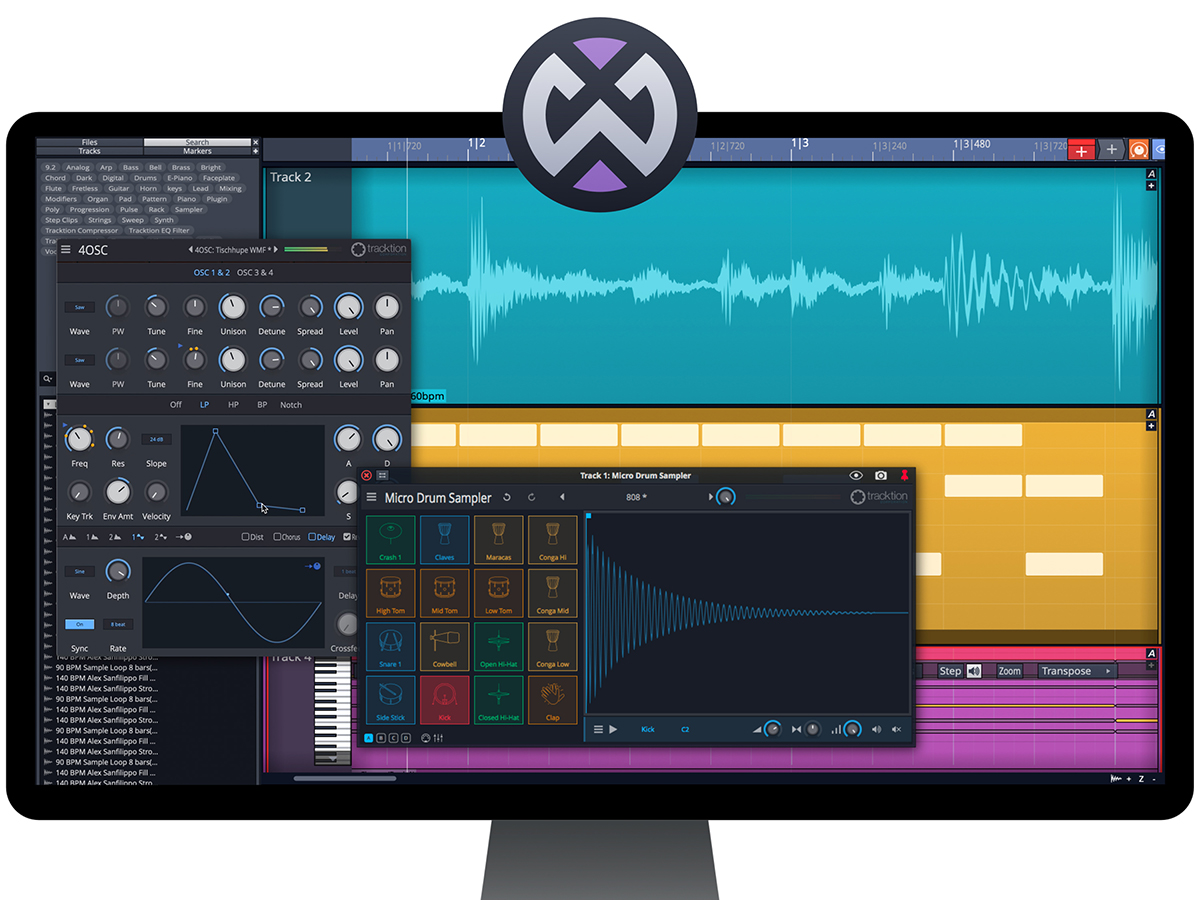 Tracktion Launches Fully Featured Unlimited Free DAW for All Operating ...