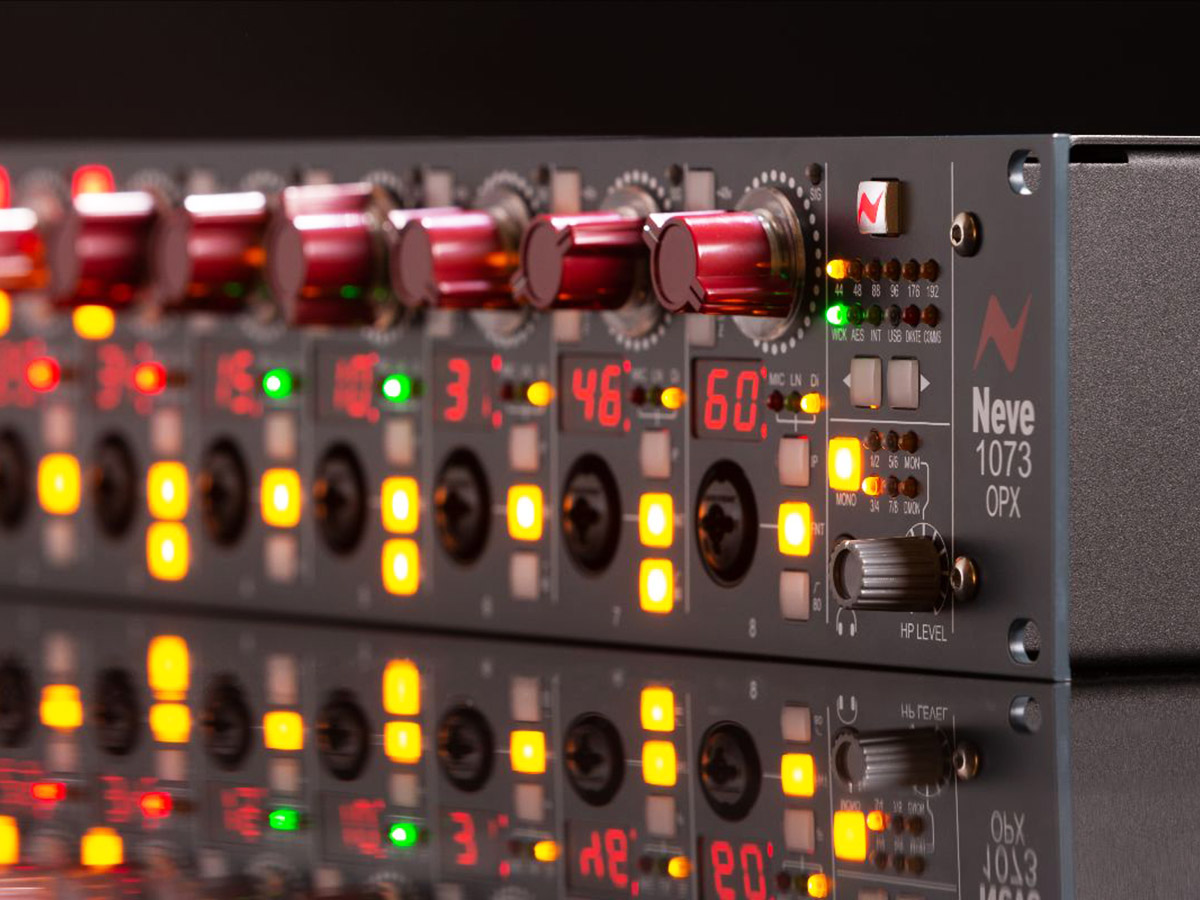 AMS Neve Introduces 1073OPX 8-Channel Microphone Preamplifier and ...