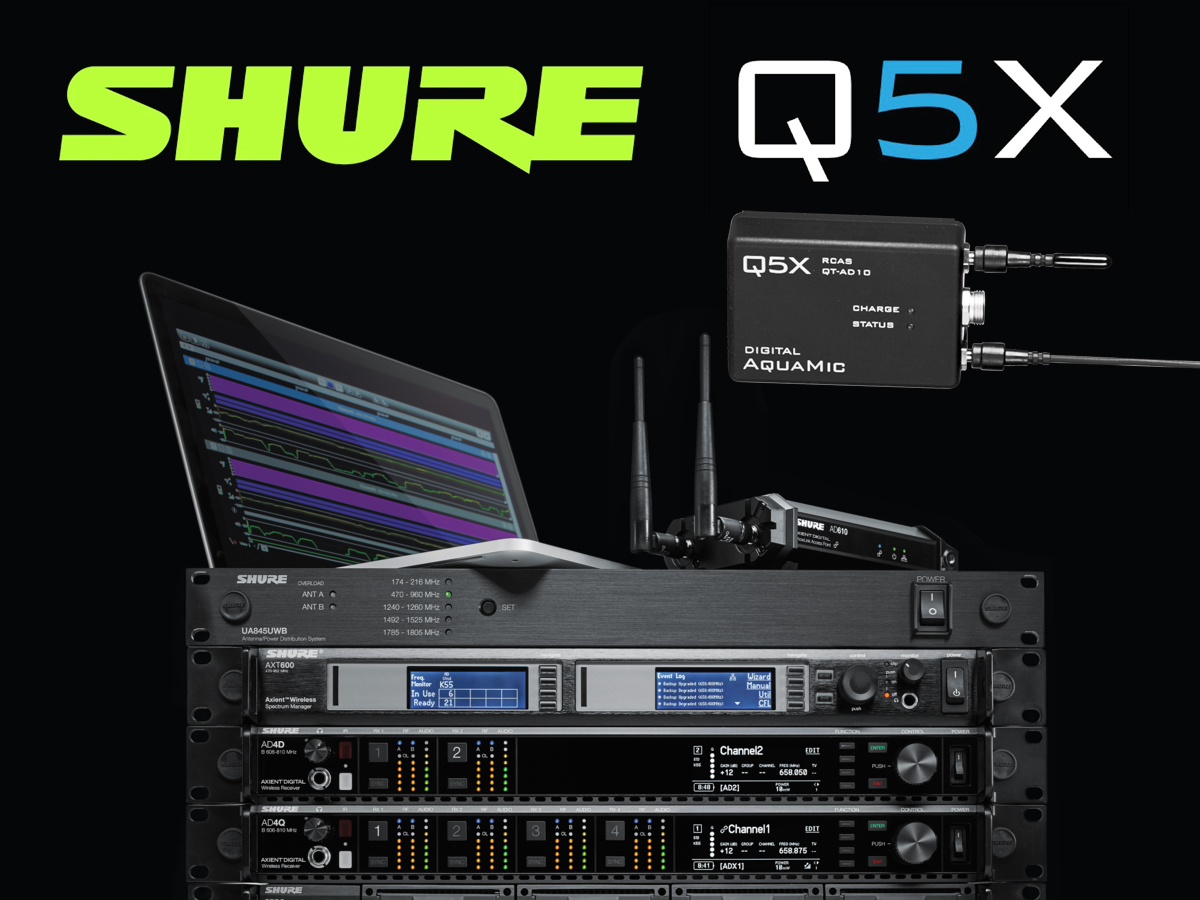 Shure and Q5X Unveil New Series of Axient Digital-Enabled Flexible ...