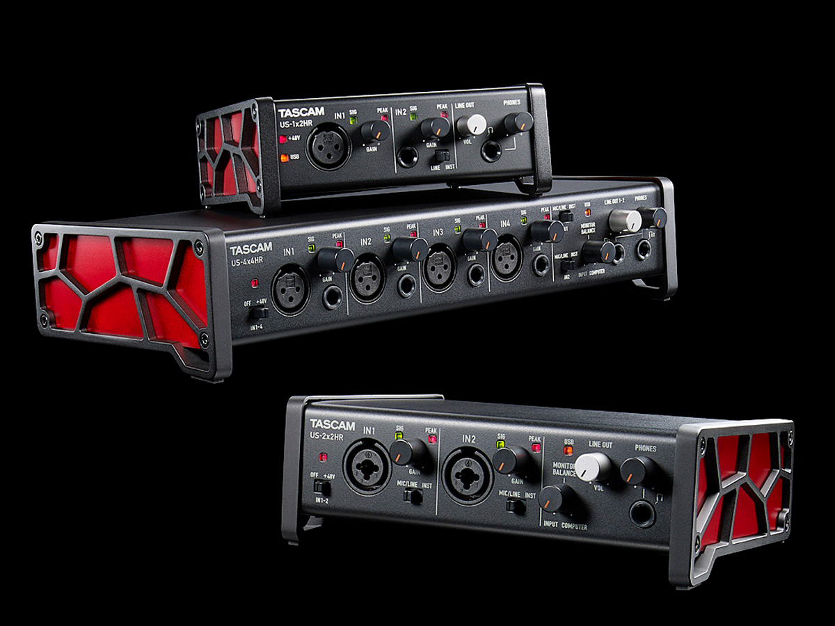 Tascam Launches US-HR Series of High-Resolution USB Audio Interfaces ...