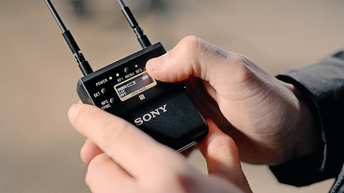 Sony Electronics Expands UWP-D Wireless Microphone Series with URX-P41D Two-Channel Portable ...