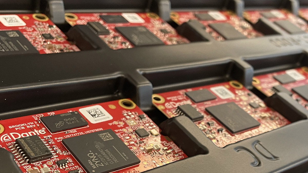 Audinate Now Shipping Dante Brooklyn 3 Audio Networking Module ...