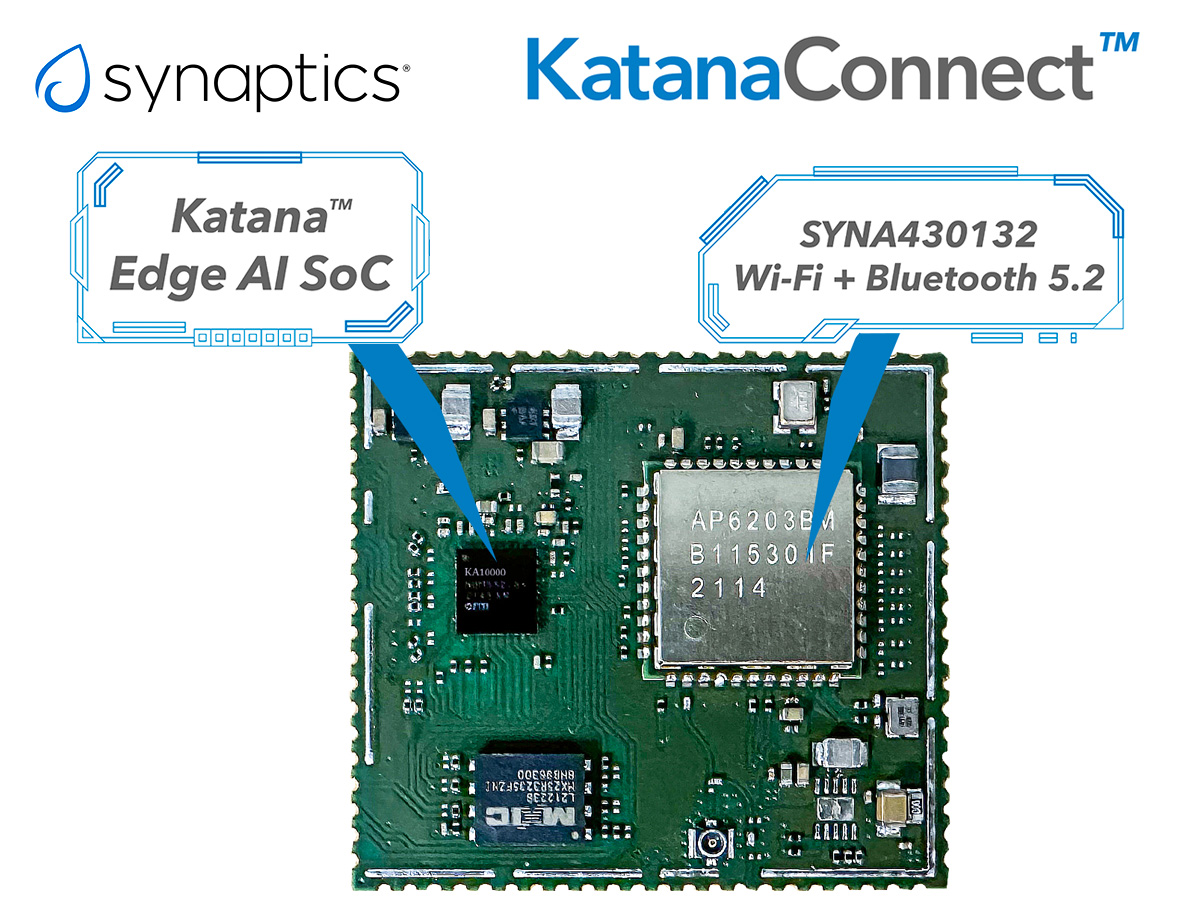 Synaptics Launches KatanaConnect Miniature Wireless AI Vision and Audio ...