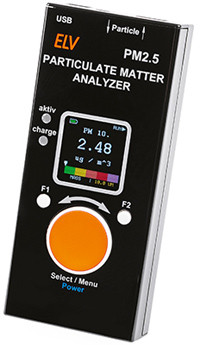 ELV PM2.5 Particulate Matter Analyzer Uses Sensirion Particulate Matter Sensor | Elektor Magazine