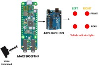 MAX78000FTHR and Arduino Based Vehicle Turn and Warning Indicator | Elektor Magazine