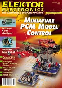 Magazine 10/2001 | Elektor Magazine