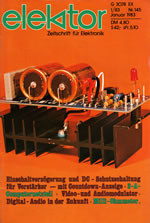 Elektor 01/1983 (DE) | Elektor Magazine