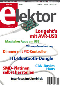Heft 1/2010 | Elektor Magazine