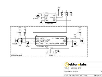 LPC810 with PCF8563 I²C Real-Time Clock - Elektor LABS | Elektor Magazine