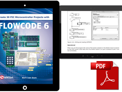 Crie 30 Projectos Com Microcontroladores PIC e Flowcode 6 – em formato digital! | Elektor Magazine